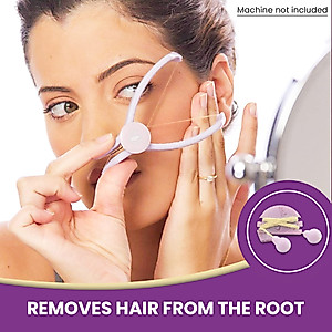 15x Hair Removing Threads for Slique Body and Face Hair Removal System