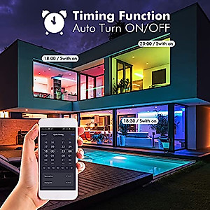 BEAMLUX Smart WiFi MR16 Color Changing led Bulbs RGBCW, Dimmable with App Control, 40° Beam Angle AC/DC 12V GU5.3 Base, Compatible with Alexa and Google Home Assistant, No Hub Required (2PACK)