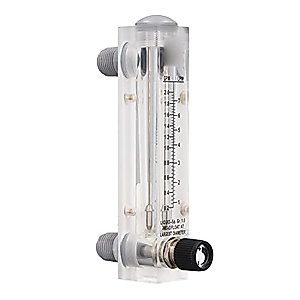 Water Meter, Acrylic Liquid Meter Panel Type Tester, 0.2, 2GPM Smart Testing for Measuring Control, Transparent and Lightweight with Long Working Hours, LZM, 15T