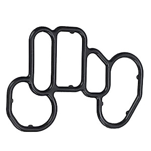 15302‑RDV‑J00, Oil Filter Housing Gasket Engine Part Flexible Heat Resistant Antiaging Black for Auto,Engine System