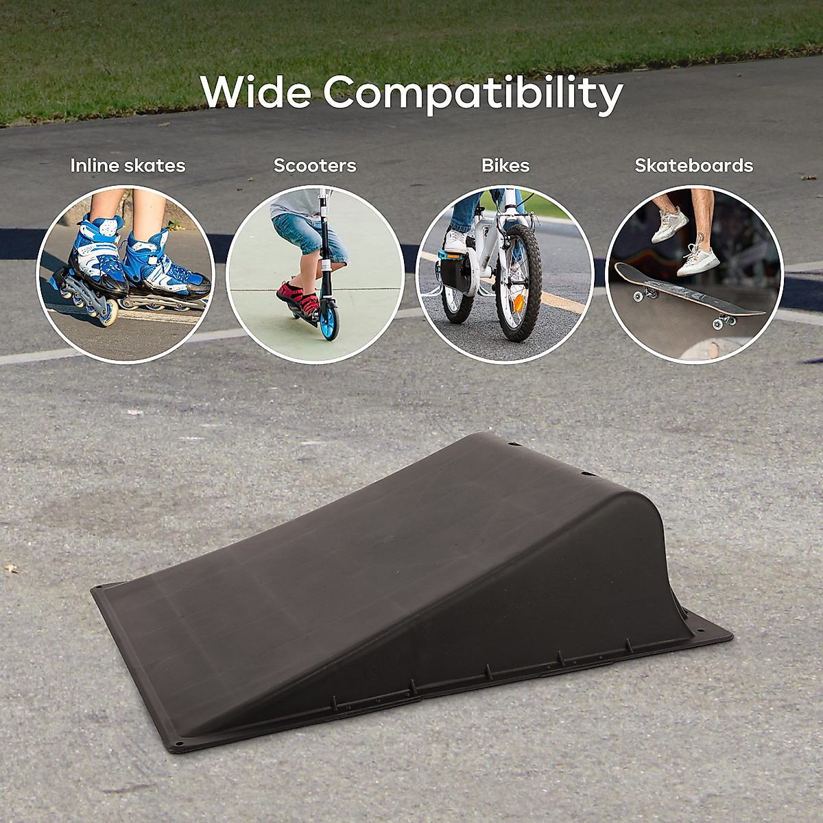 Starter Kit, Ideal for Skateboarding Stunts and Jumps, Skate and Scooter Launch Pads