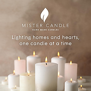 Mister Candle Handmade Votive Candles Scented, Holiday & Christmas Candles Collection With Essential Oils, 15 Hour Burn Time Each, Assorted 3 of Each Scent, (Mistletoe, Holly Berry & Bayberry)