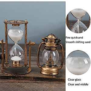 FEMUN,Hourglass Timer,Timer Sand,Visual Timer,Hourglass Sand Timer,Sand Glass Timer,Hour Glass with Sand,Quicksand Decor,Office Desk Decor,Can be Applied to Restaurants, Fitness Sports, Learning.