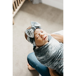 Copper Pearl Large Premium Knit Baby Swaddle Receiving Blanket Thrasher