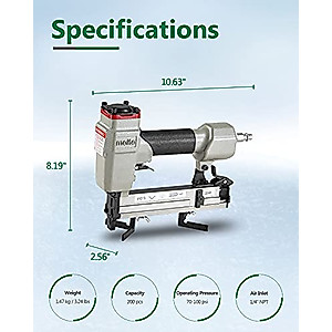meite V1015B Nailer with 10mm Length V-Nails for Picture Frame