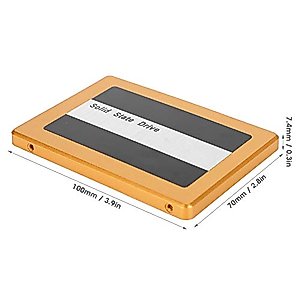 Solid State Drive, Good Performance Portable Solid State Hard Disk Professional Safe Stable for Laptop Desktop Computer(#2)