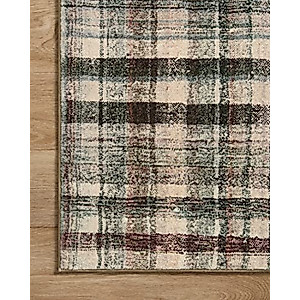 Loloi Chris Loves Julia Humphrey Collection HUM-03 Forest/Multi 7'-3'' x 9'-3'' .38" Pile Height, Area Rug feat. CloudPile