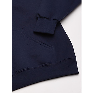 Fruit of the Loom boys Fleece Sweatshirts, Hoodies, Sweatpants & Joggers Shirt, Hoodie - Navy, X-Small US