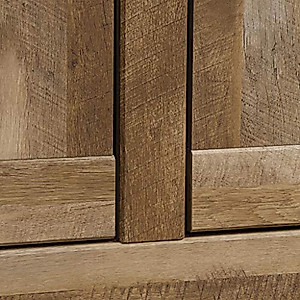 Sauder Adept Storage Pantry Cabinet, L: 38.94" x W: 16.77" x H: 70.98", Craftsman Oak finish