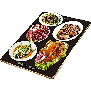 Buffet Warming Tray Hot Plate, Party Chafing Dish, Electric Food Warmer for Kitchen, Dining Room, Restaurant, with Adjustable Temperature Control