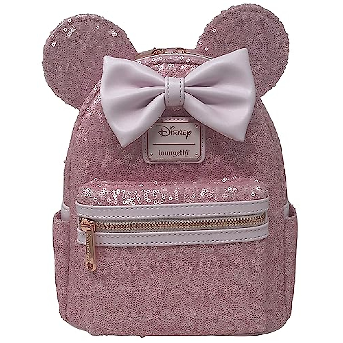 Loungefly Disney Minnie Mouse Cotton Candy Sequin Mini Backpack