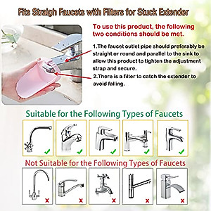 Faucet Extender for Kid, 3 Pack Sink Faucet Extender for Toddler Hand, Wash Helper Bathroom Sink for Babies and Children Fun Hand-Washing Solution