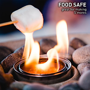 Solo Stove Pure Gel Fuel Can, Made in The USA Bioethanol Fuel for Indoor/Outdoor Use, Perfect for Making Smores, Tabletop Fire Pit, Clean-Burning and Smoke-Free (13 oz. - Pack of 6)