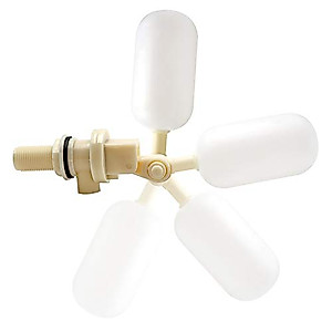 MACGOAL Stainless Steel Automatic Waterer Bowl with Float Valve and Drain Plugs, Water Trough for Livestock Dog Goat Pig Waterer