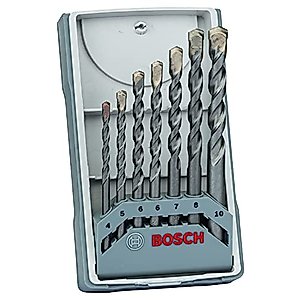 Bosch 2607017082 7 Piece Concrete -Set "CYL-3" 4-10mm Long Length Drill Bits