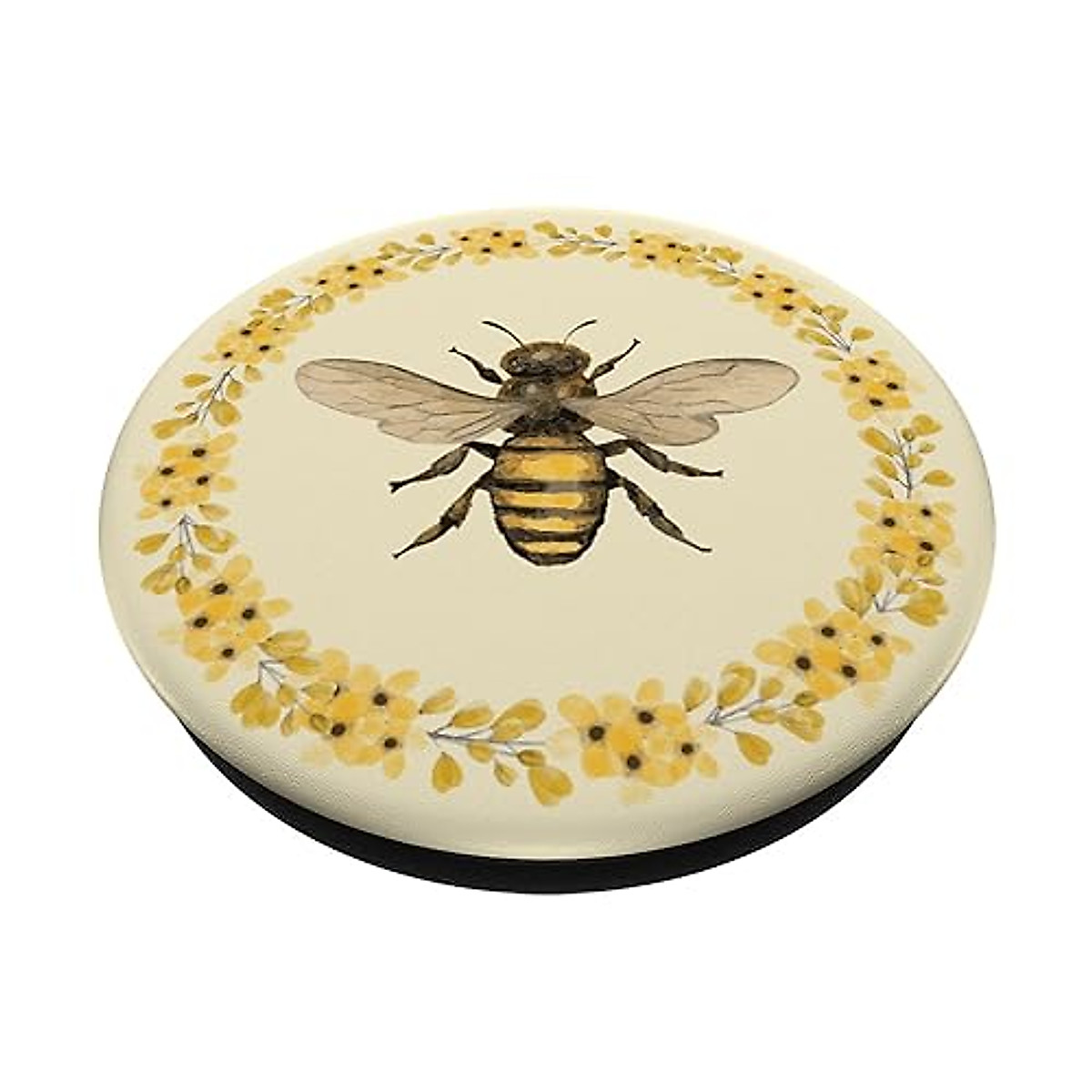 Cute Yellow Bee Bumblebee Honey Aesthetic Flower Beekeeper PopSockets Standard PopGrip