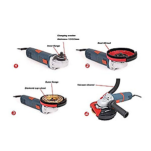 Aidelife Dust shroud for angle grinders,Universal 5 inch