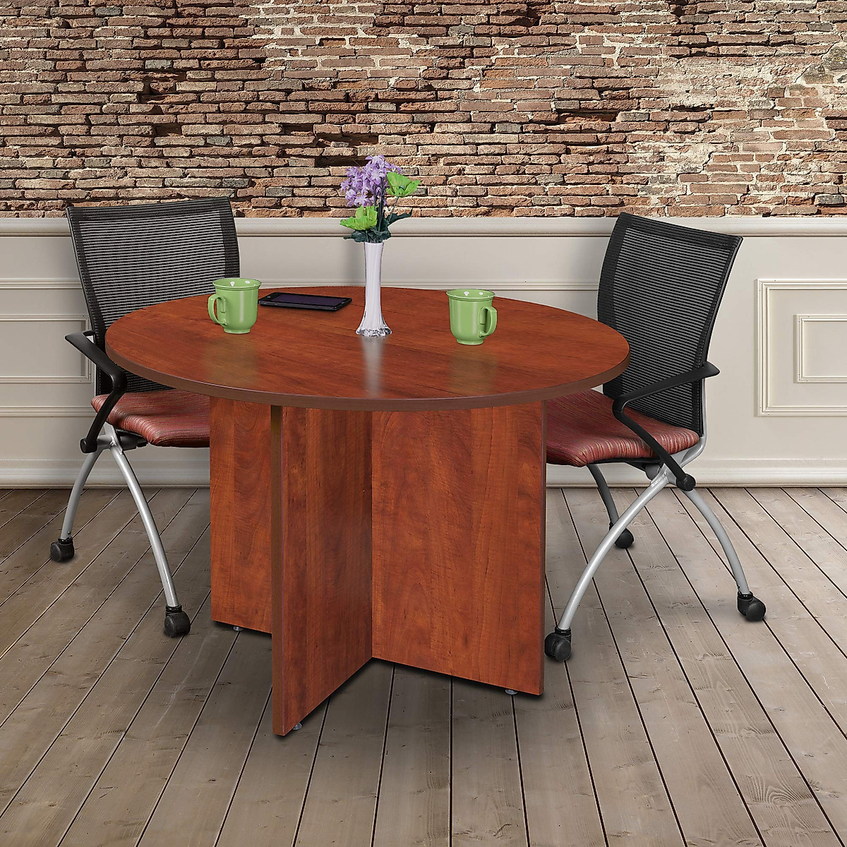 Regency Legacy 42-inch Round Conference Table- Cherry