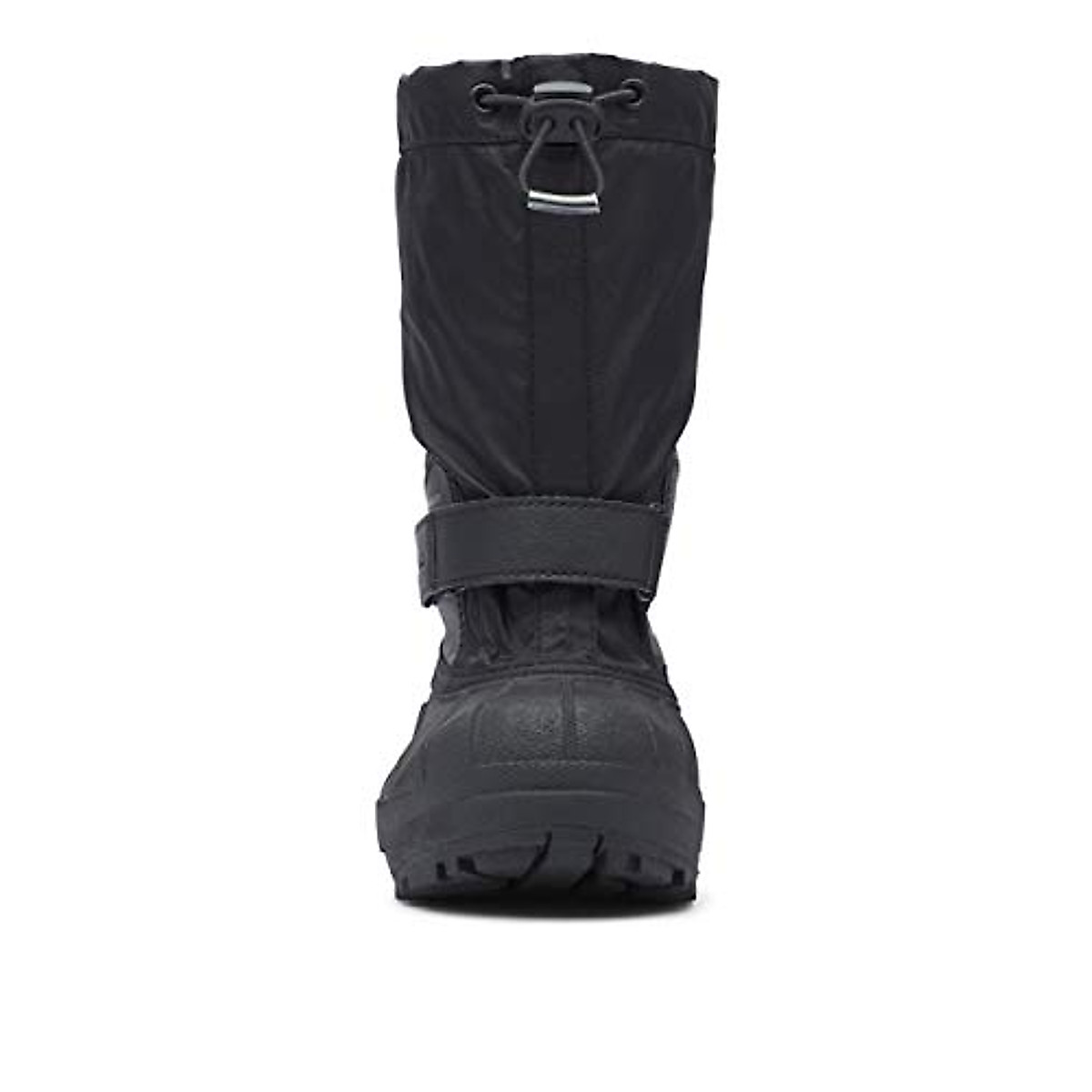 Columbia unisex child Powderbug Forty Snow Boot, Black/Orange Blast, 5 Big Kid US