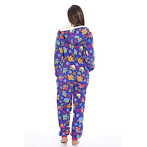 6035-NEW-S Just Love Adult Onesie / Pajamas, Small, Snowflake Owl