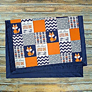 Baby Blanket - Fox Baby - Fox Baby Blanket - Minky Baby Blanket - Gender Neutral - Unisex Baby Blanket - Newborn