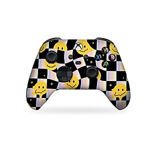 Crazy Melt Smile Faces Customised Wireless Controller for Xbox by BCB. Original Xbox Controller Compatible with Xbox One / Series X & S Console. Customized with Water Transfer Printing (Not a Skin)