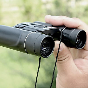 ODLUHAO HD Powerful Binoculars 5000M Long Range Folding Mini Telescope Professional Hunting Zoom Military BAK4 FMC Optics for Sports Outdoor Camping Travel Gifts (500x25)
