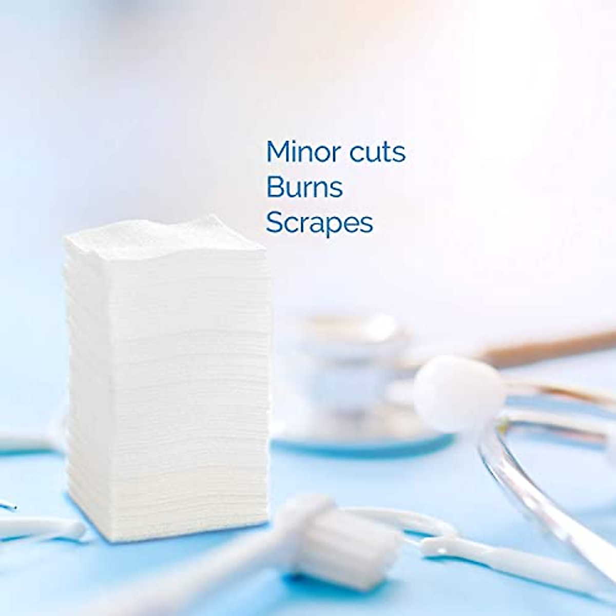 800 Gauze Pads 4x4,JMU Non Woven Sponges 4-Ply Non-Sterile Guaze All Purpose Gauze Sponges