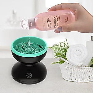 Electric Makeup Brush Cleaner, Make up Brush Clean Machine, Brush Cleaning Mat, Valentines Day Gifts for Her, Mothers Day Gifts from Daughter Son, Christmas Gifts Stocking Stuffers for Women Mom Wife