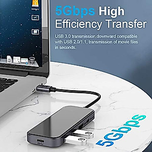 SHYPT USB C para Multi Hub USB 3,1 De Tipo C 3,0 Hub Adaptador para Carga Del Divisor
