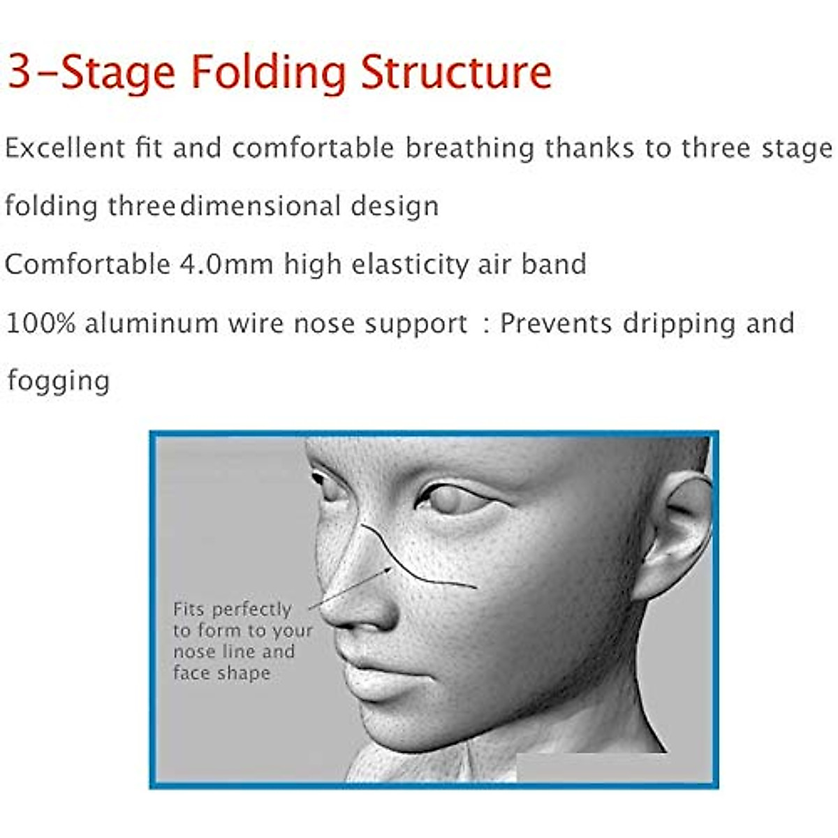 [Pack Of 30] GOODDAY ENGLISH BLACK SMALL Certified KF94 Korean Face Mask Disposable Comfortable Kids Face Mask, Youth Age 5-11, Small Size By Happy Life