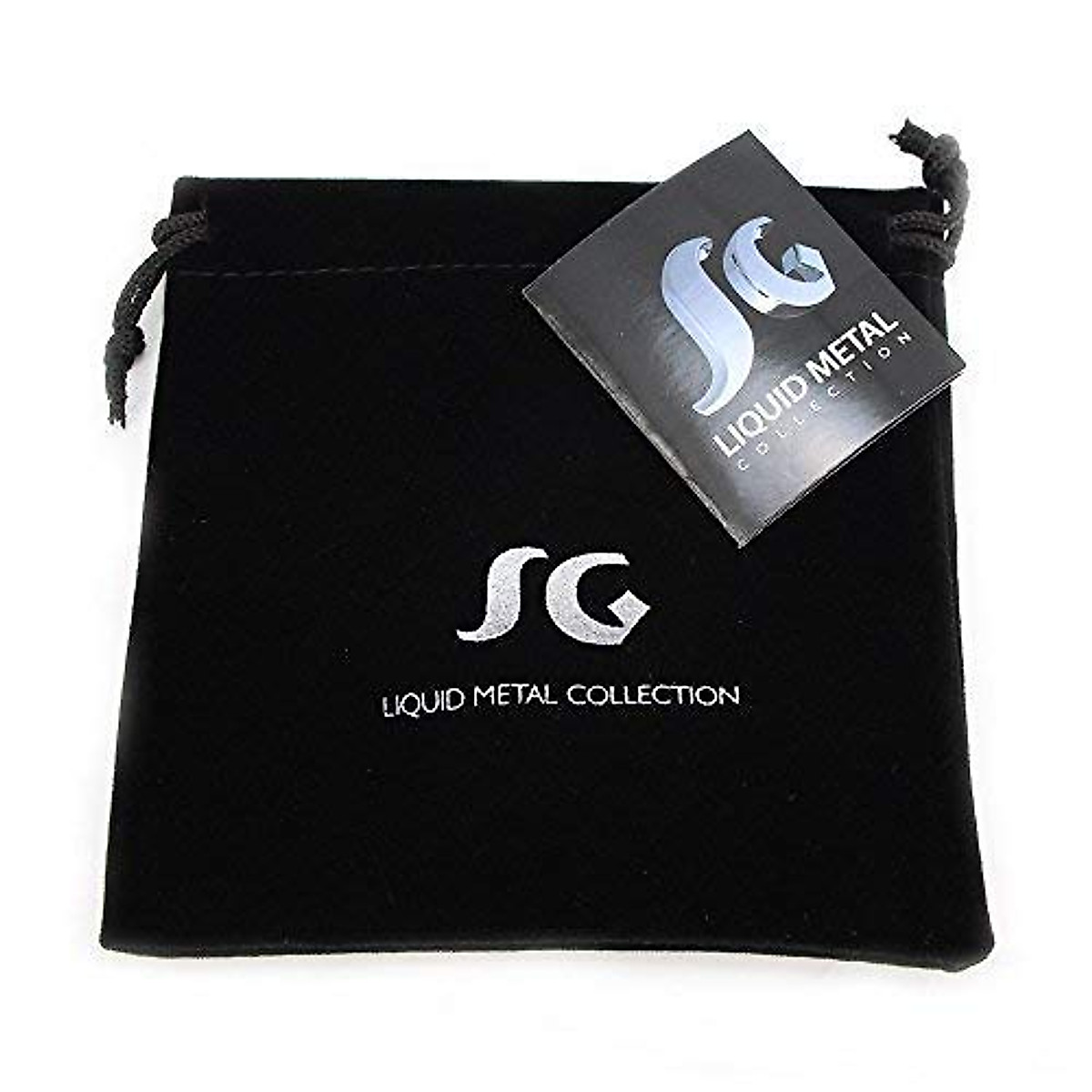 B50-AS Antique Silver Bracelet - Liquid Metal by Sergio Gutierrez (7.75)