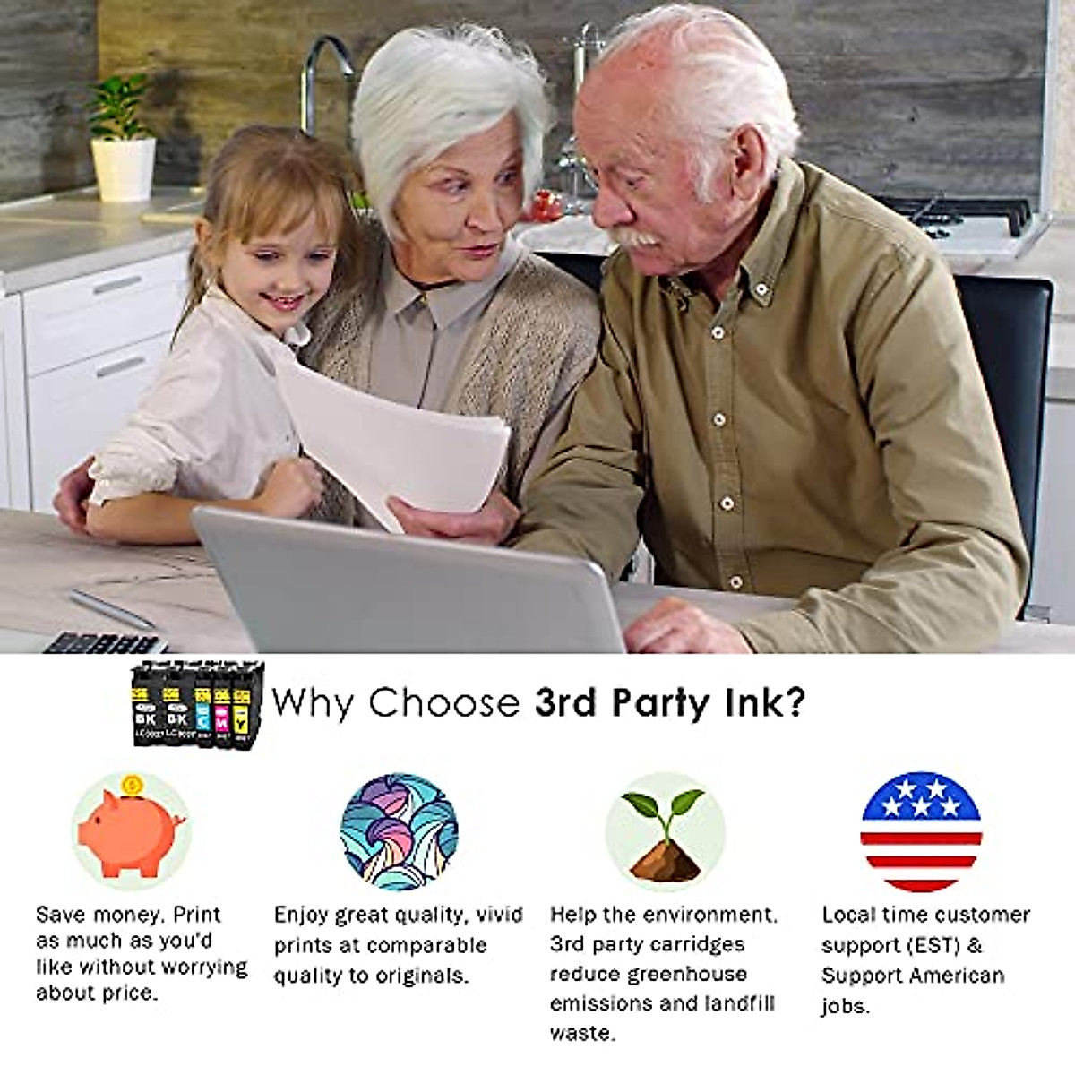 Limeink Compatible Ink Cartridges Replacement LC3037 XXL LC3037 XL LC3039 for Brother Printer MFC-J5845DW MFC J6545DW LC3037 BK/C/M/Y Ink Cartridges for Brother 5 Pack