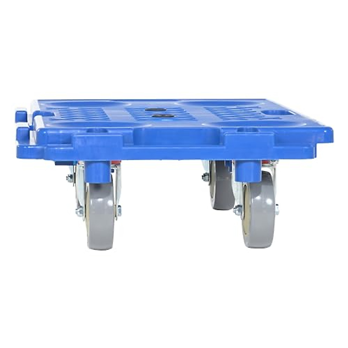Vestil PCS-1626 Plastic Interlocking Dolly with Polypropylene Caster, 250 lbs Capacity, 16” Width x 26” Length x 6-1/2” Height , Deck Height