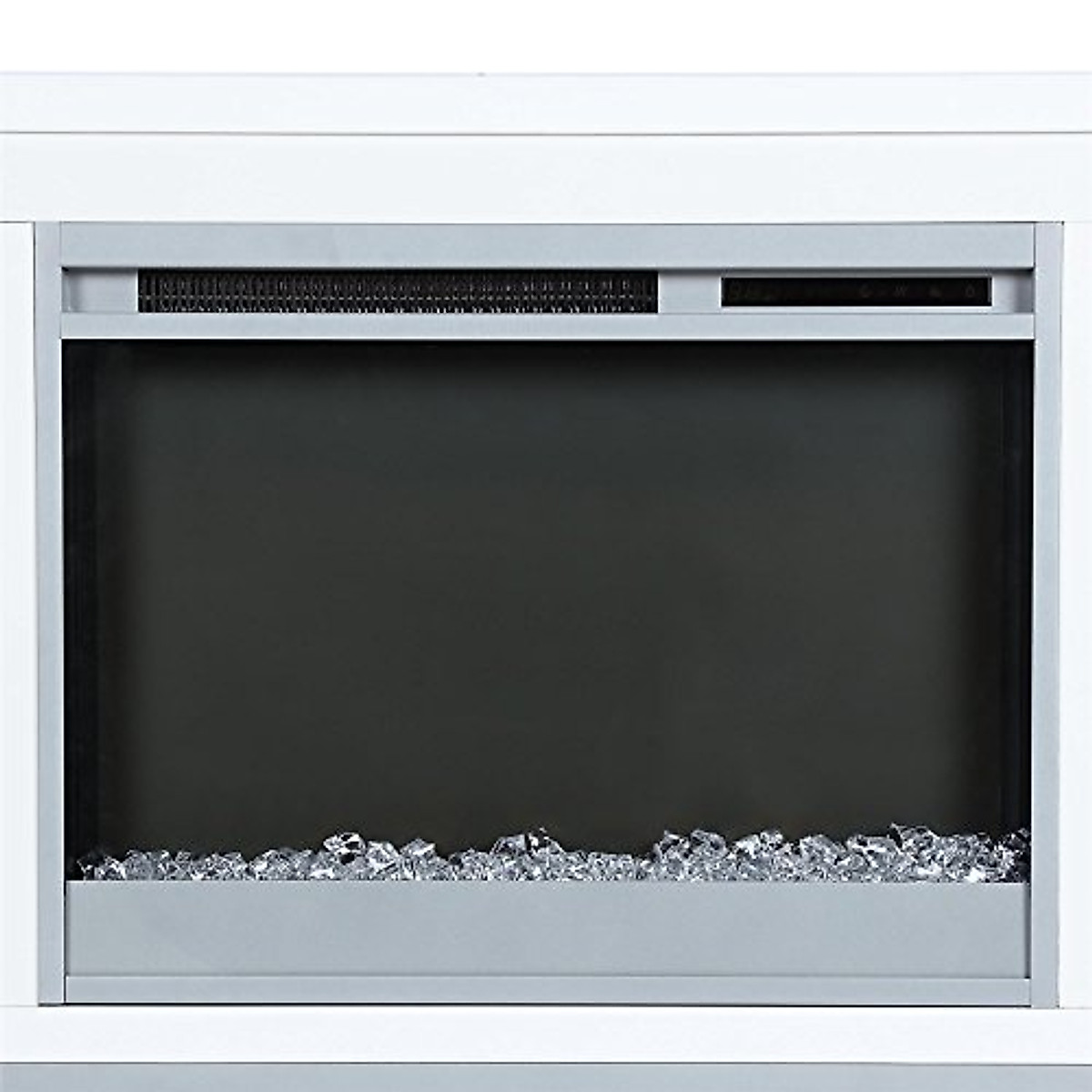 Ameriwood Home Fireplace TV Stand for TVs up to 70", White