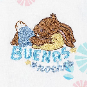 Canticos Unisex-Baby Girls' 2-Pack Wearable Sleep Bags, White, 0-6 Months