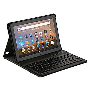 AGPTEK Keyboard Case for All-New Amazon Fire HD 8/8 Plus(2020 Release, 10th & 2022 Release, 12th),with Detachable Wireless Bluetooth Keyboard