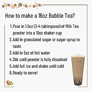 Qbubble Tea Powder, 2.2 Pound