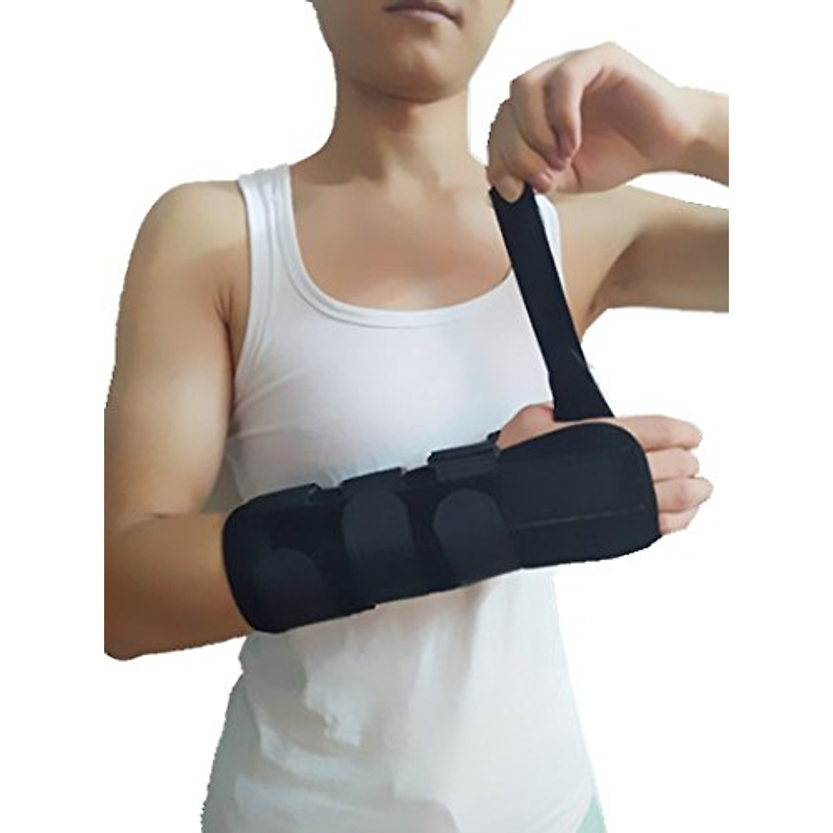 Rousu Medi Forearm and Wrist Support Splint Brace Forearm Immobilizer Brace (Left hand)