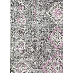 CosmoLiving by Cosmopolitan BR15E Native Blush Moroccan Tribal Area Rug 8'9" x 12'
