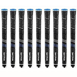 Hireko Golf Pride CP2 Wrap Midsize 9 Piece Golf Grip Bundle