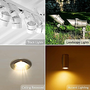 Simba Lighting Halogen MR16 20W 12V Light Bulbs (6 Pack) for Landscape, Track Lights, Fiber Optics, Desk Lamps, BAB C Spotlights with Glass Cover, GU5.3 Bi Pin Base, 2700K Warm White Dimmable
