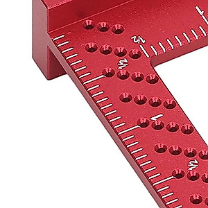 Miter Ruler, Carpenter Square Multipurpose Clear Scales Aluminum Alloy for Home