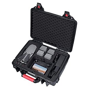 Smatree 17.6L Carrying Case Compatible with DJI Mavic 2 Pro/DJI Mavic 2 Zoom with Pre-Cut Foam for DJI Smart Controller and DJI Remote Controller