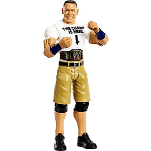 Mattel WWE John Cena Basic Action Figure, Posable 6-inch Collectible for Ages 6 Years Old & Up