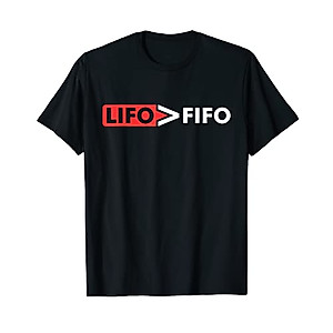 LIFO > FIFO Accountant Controller CPA Bookkeeper Funny Cute T-Shirt