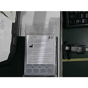 Giantree 1 Pack 28 Clear Plastic Grids Organizer Box with Removable Dividers, Small Compartment Container Bead Storage Box for Jewelry Accessories Nail Small Craft Toy 6.9" x 4.2" x 0.9"