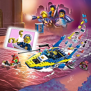 LEGO City Water Police Detective Missions 60355 Interactive Digital Building Toy Set for Kids, Boys, and Girls Ages 6+ (278 Pieces)