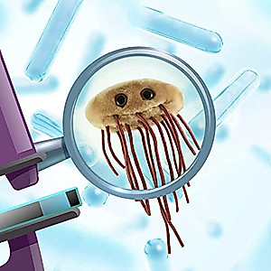 GIANTmicrobes E. Coli Plush – Learn About The Importance of Gut Health and Food Safety with This Unique Fun Gift for Families, Teachers, Chefs, Doctors, Gastroenterologists, Students and Scientists