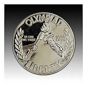 1988 S US Olympic Proof Silver Dollar $1 US Mint PF - Original Packaging with COA -